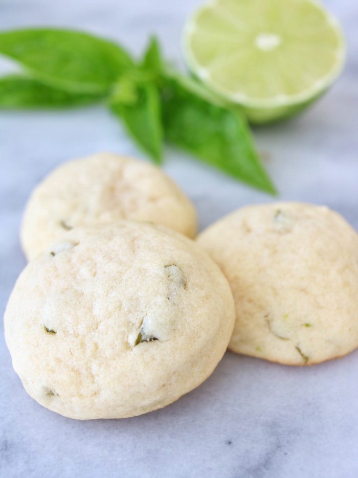 Lime-Basil Cookies | The Nutrition Adventure