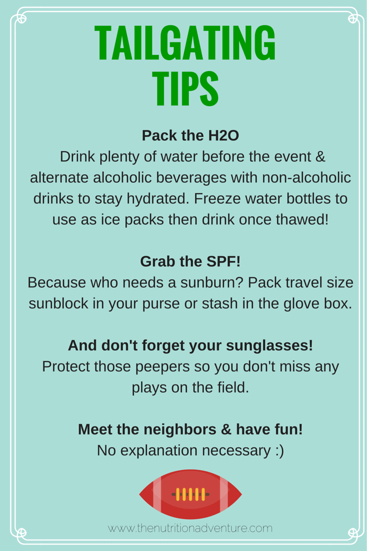 The Best Tips & Recipes for Tailgating Season | The Nutrition Adventure