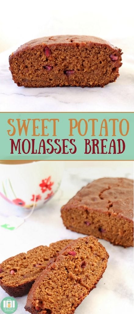 Sweet Potato Molasses Bread | The Nutrition Adventure