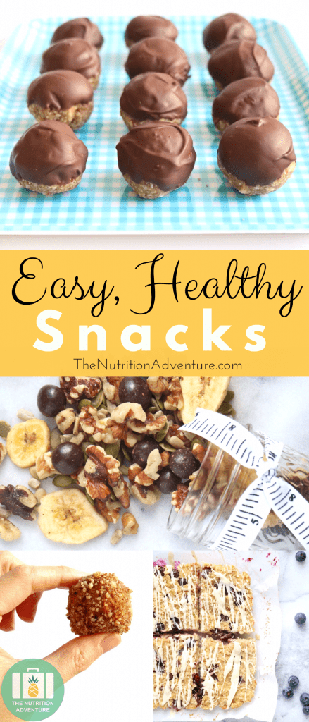 Easy, Healthy Snacks | The Nutrition Adventure