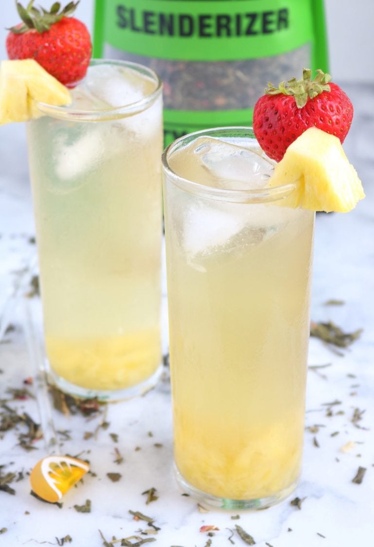 Fruity Green Tea Spritzer | The Nutrition Adventure