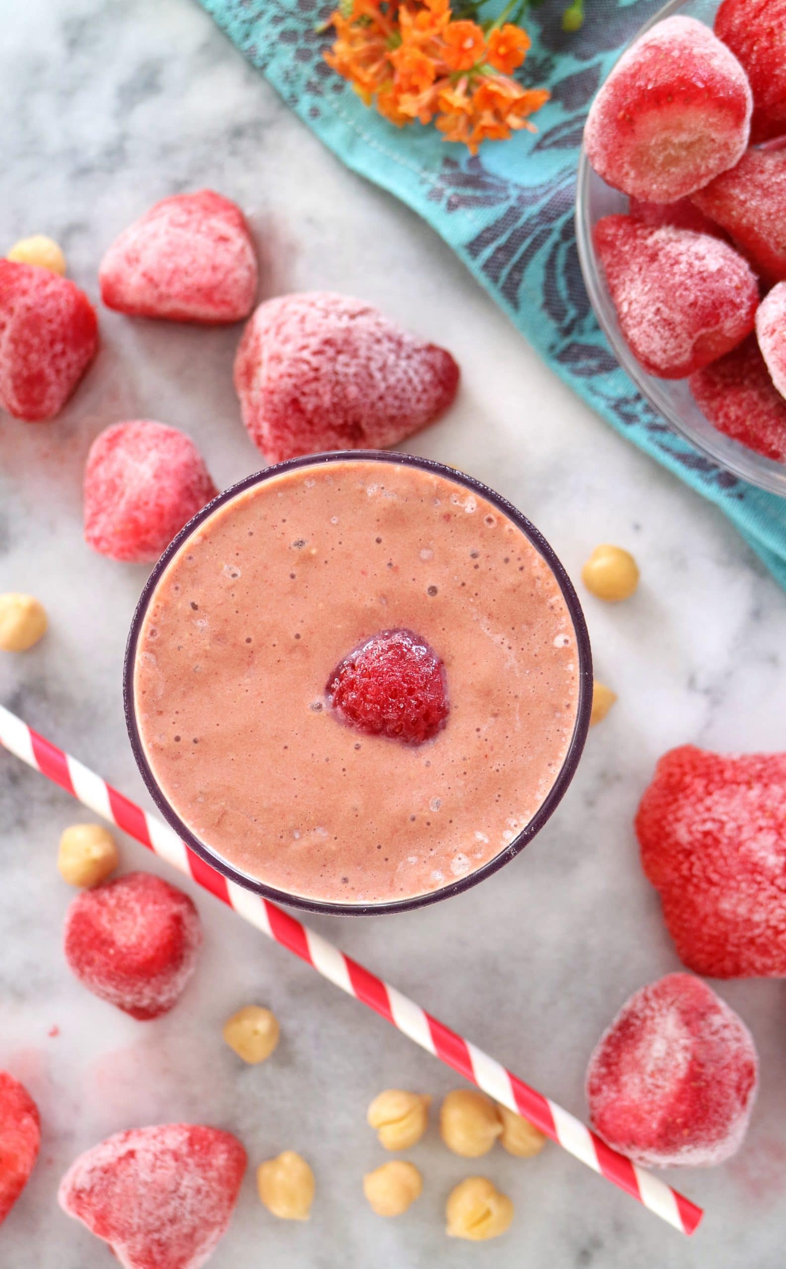 Chocolate Strawberry Power Smoothie | The Nutrition Adventure
