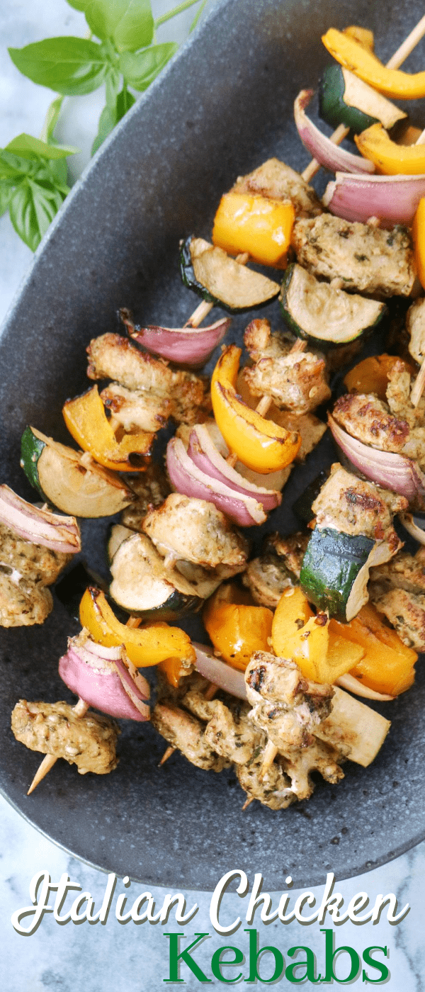 Italian Chicken Kebabs | The Nutrition Adventure