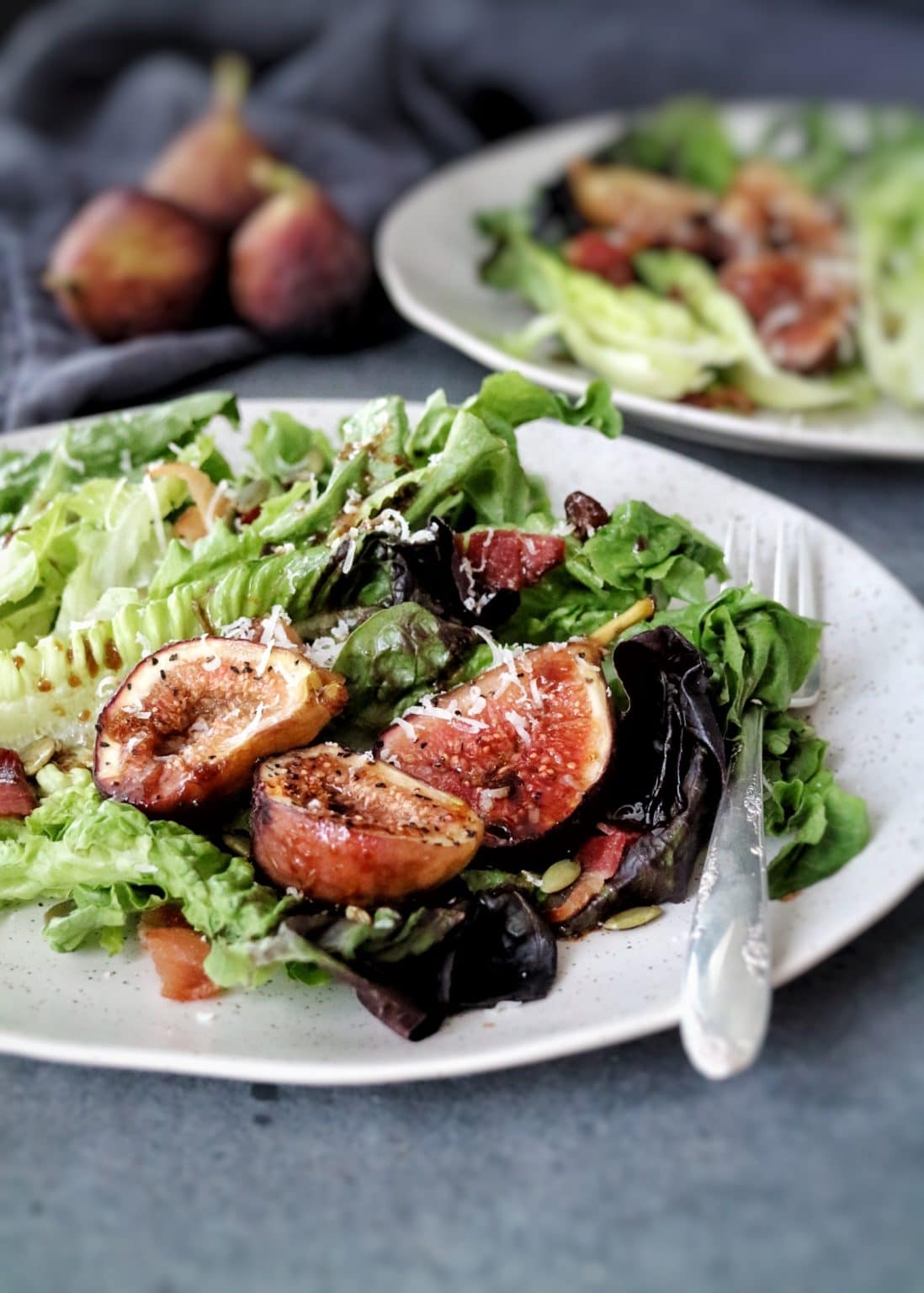 Guide to Figs + Roasted Fig, Bacon & Parmesan Salad | The Nutrition ...